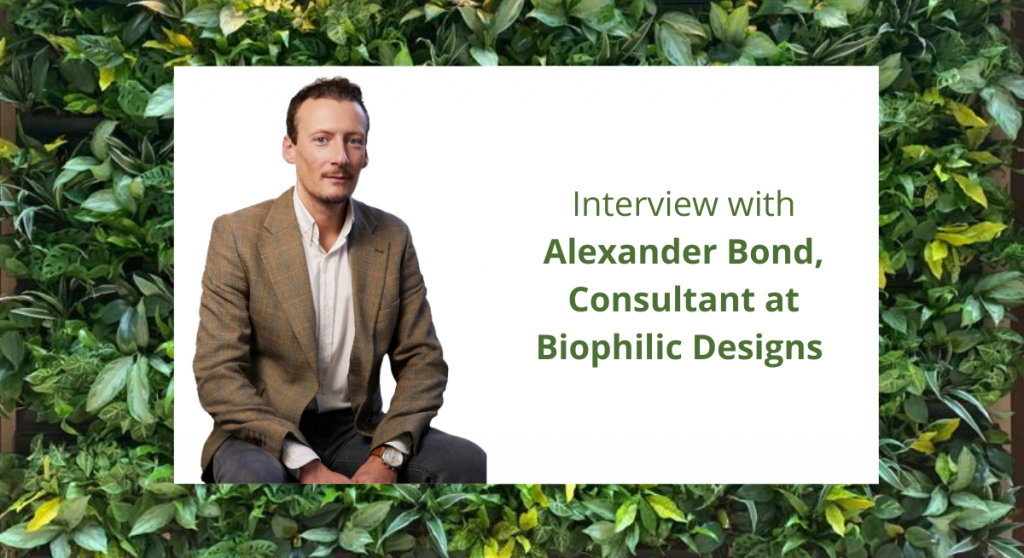 An interview with a fellow biophilic consultant, Alexander Bond - Benholm