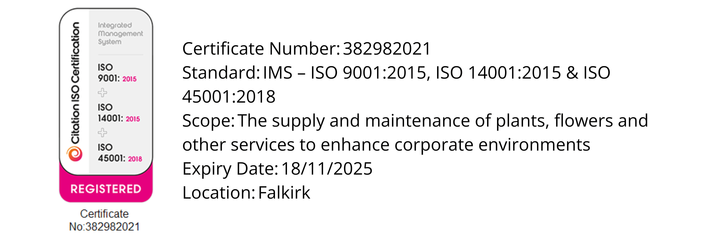Benholm ISO Certifications Extended Until 2025 - Benholm